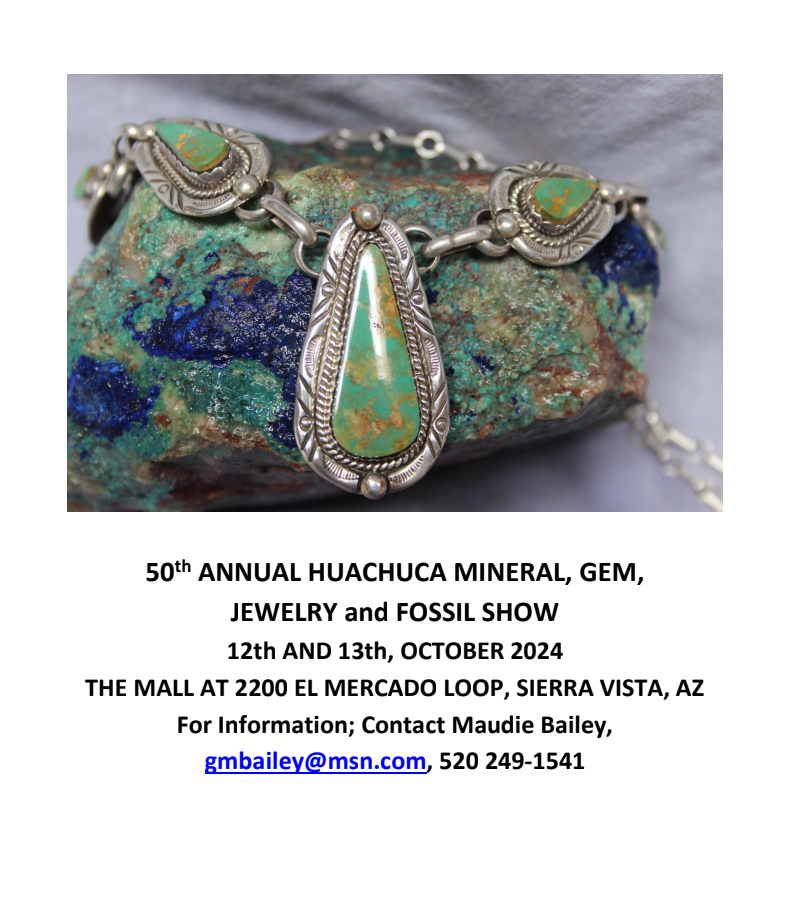 Annual Gem Show – Huachuca Mineral And Gem Club